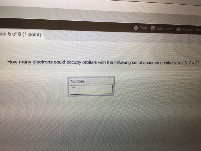 Solved How many electrons could occupy orbitals with the | Chegg.com
