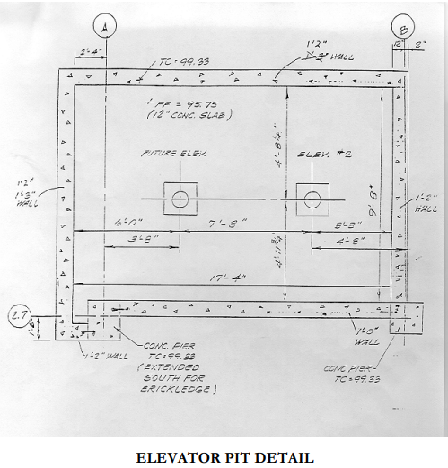 Solved POURING FOOTINGS FOR AN ELEVATOR SHAFT: The MPDM | Chegg.com
