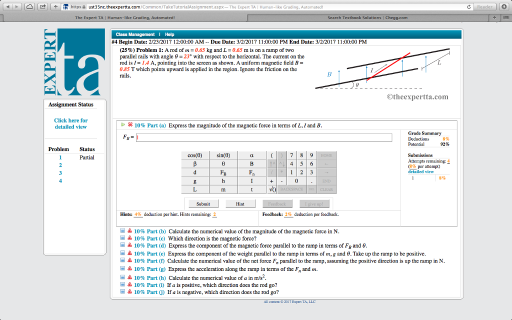 Ha https ust3 nc.theexpertta.com Common/Take | Chegg.com