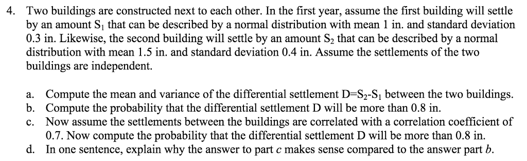 Solved 4. Two buildings are constructed next to each other. | Chegg.com