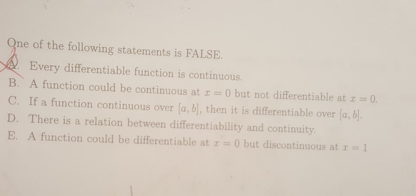 Solved ne of the following statements is FALSE Every | Chegg.com