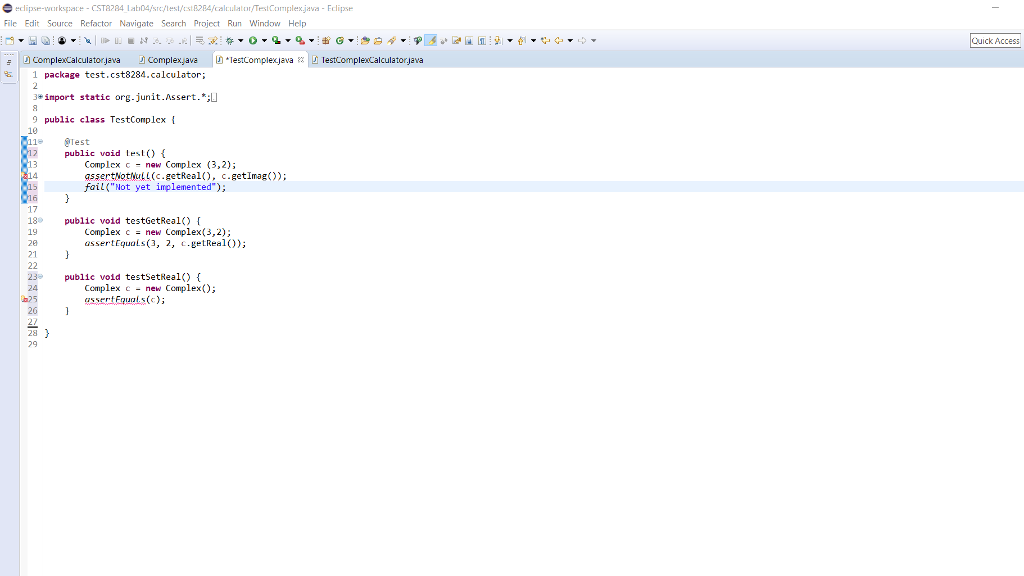 Hi! I need help with JUnit since this is my first | Chegg.com