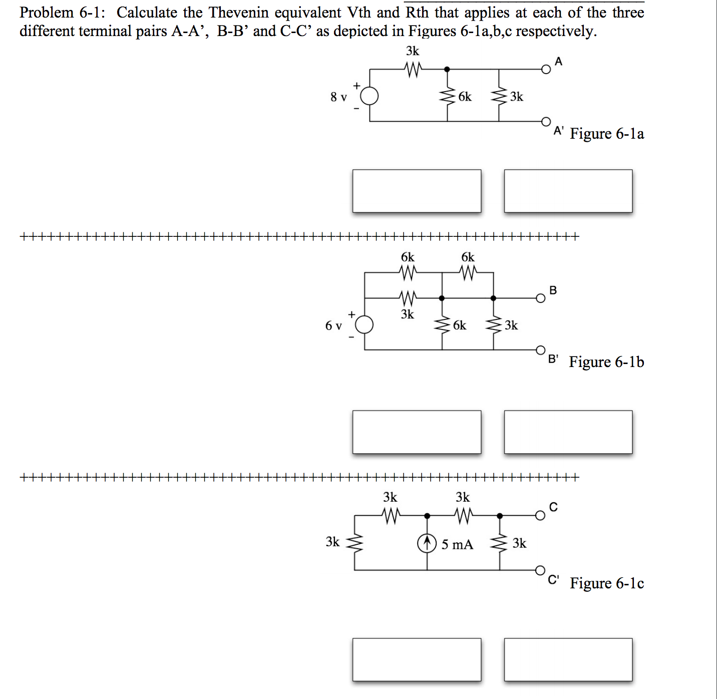 Solved Calculate the Thevenin equivalent Vth and Rth that | Chegg.com