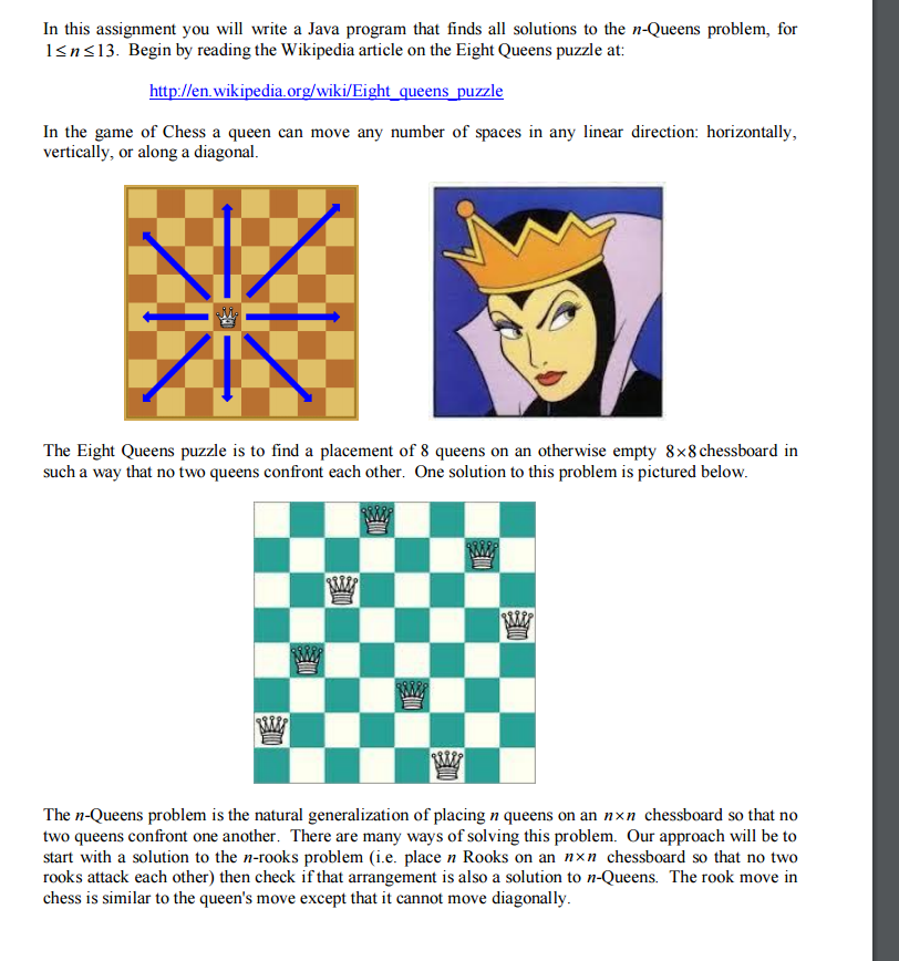 Solved In this assignment you will write a Java program that | Chegg.com