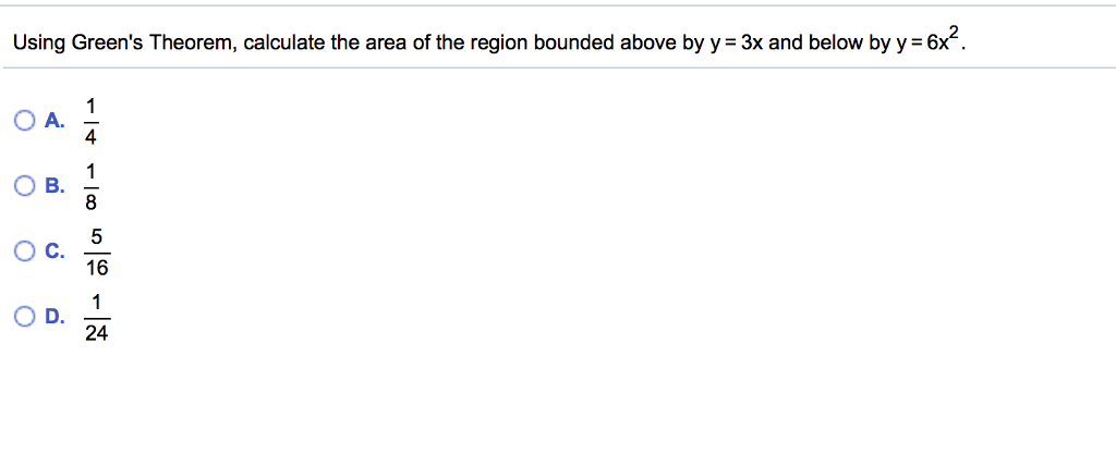 Solved 2 Using Green's Theorem, calculate the area of the | Chegg.com