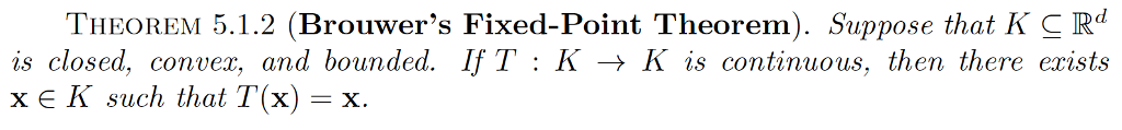 Solved Use Brouwer's Theorem to show the following: Let B | Chegg.com