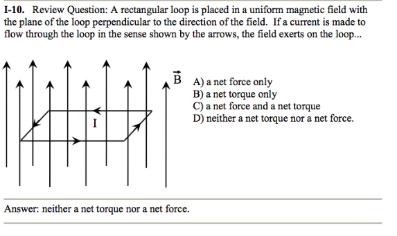 A rectangular loop is placed in a uniform magnetic | Chegg.com