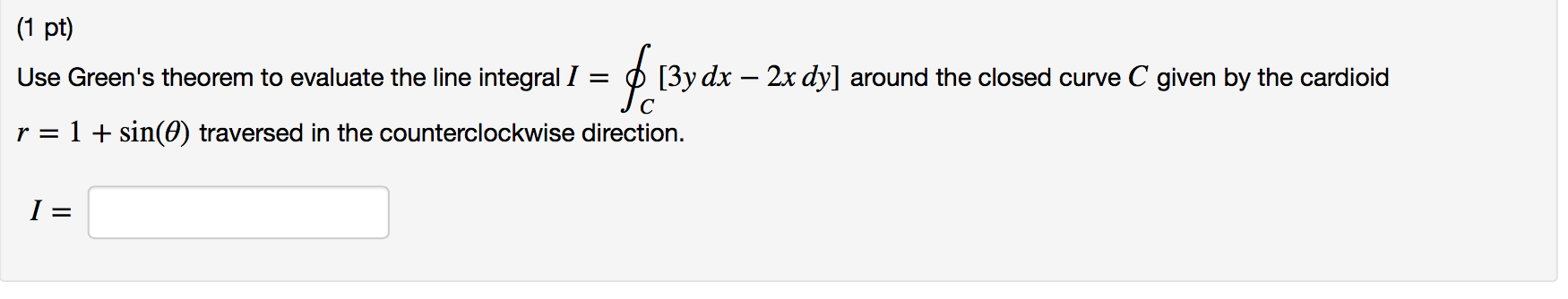 Solved Use Green's theorem to evaluate the line integral | Chegg.com