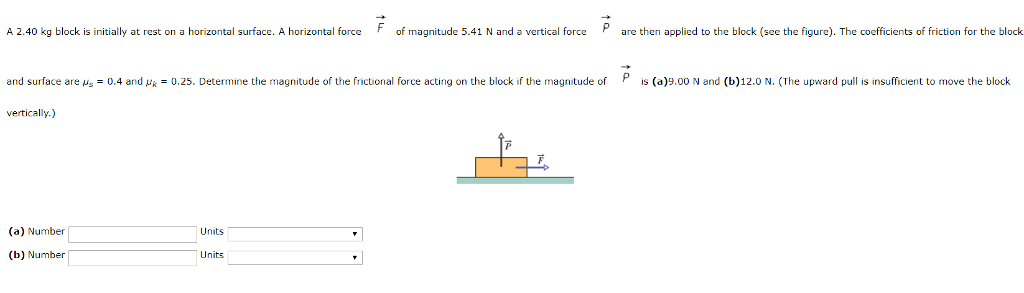 Solved A 2.40 kg block is initially at rest on a horizontal | Chegg.com