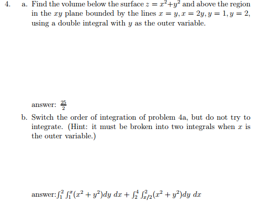 Solved Find The Volume Below The Surface Z X2 Y2 And Chegg solved-find-the-volume-below-the-surface-z-x2-y2-and-chegg