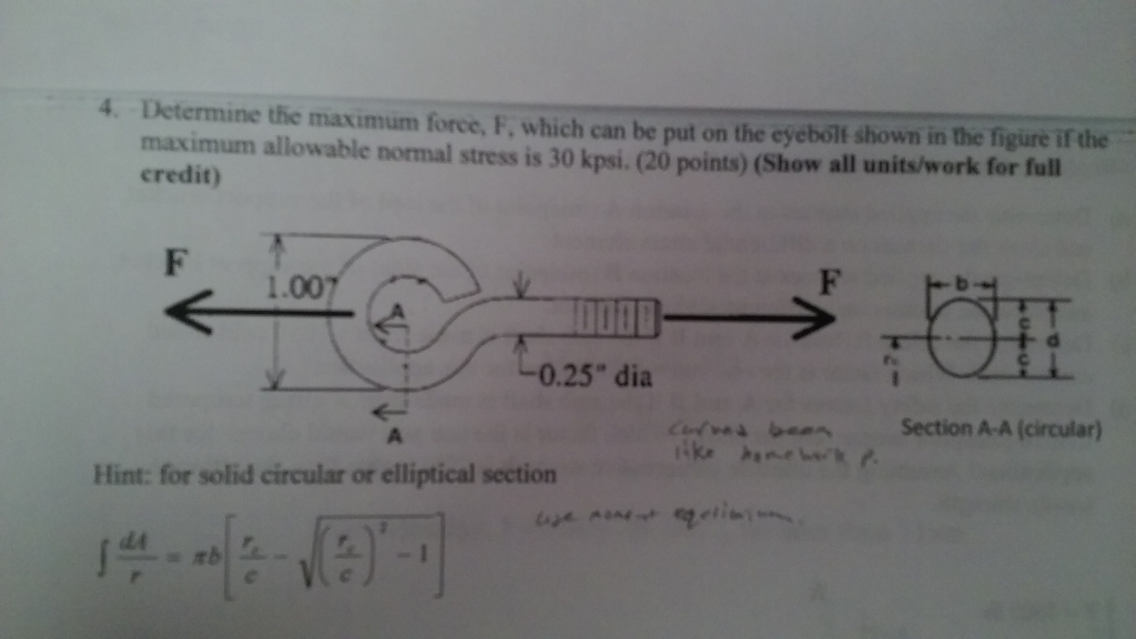 Solved Determine the maximum force, F which can be put on | Chegg.com
