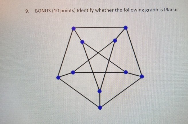 Solved 9. BONUS (10 points) Identify whether the following | Chegg.com