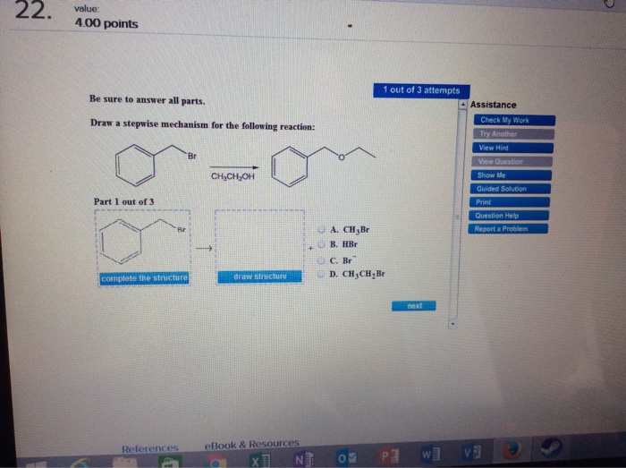 Solved Be sure to answer all parts. Draw a stepwise | Chegg.com Solved Be sure to answer all parts. Draw a stepwise | Chegg.com