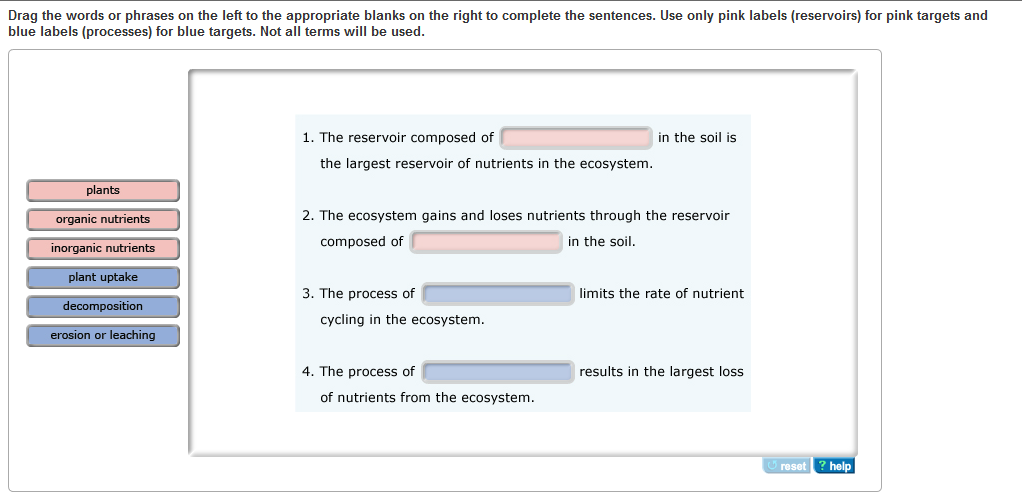 Solved Drag the words or phrases on the left to the | Chegg.com