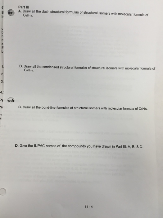 Solved Draw all the dash structural formulas of structural | Chegg.com