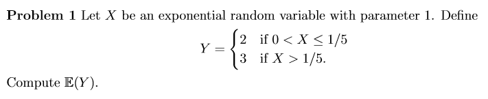Solved Let X be an exponential random variable with | Chegg.com