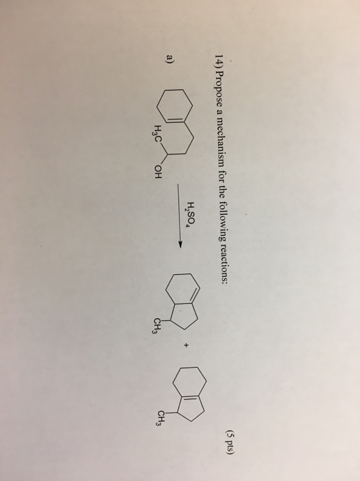 Solved Propose a mechanism for the following reactions: | Chegg.com