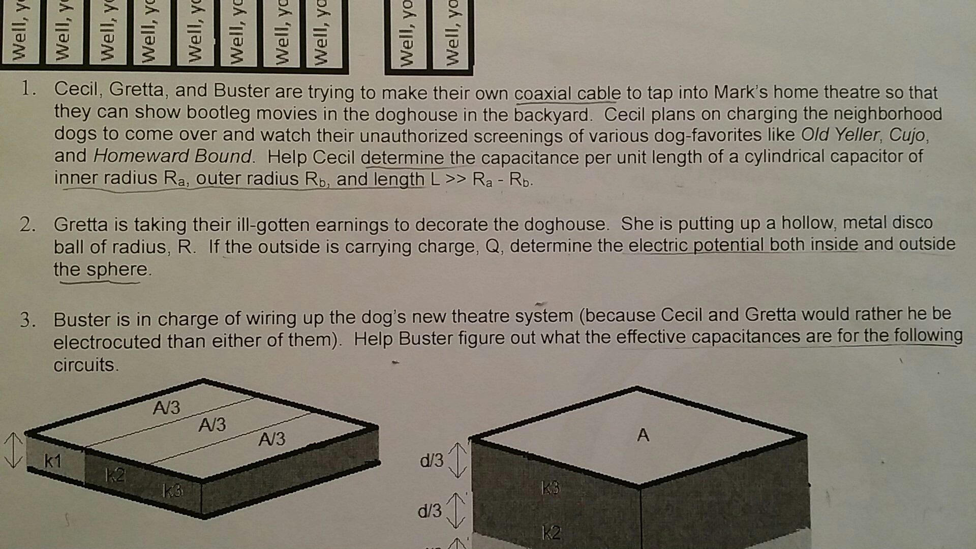 Solved 1. Cecil, Gretta, and Buster are trying to make their | Chegg.com