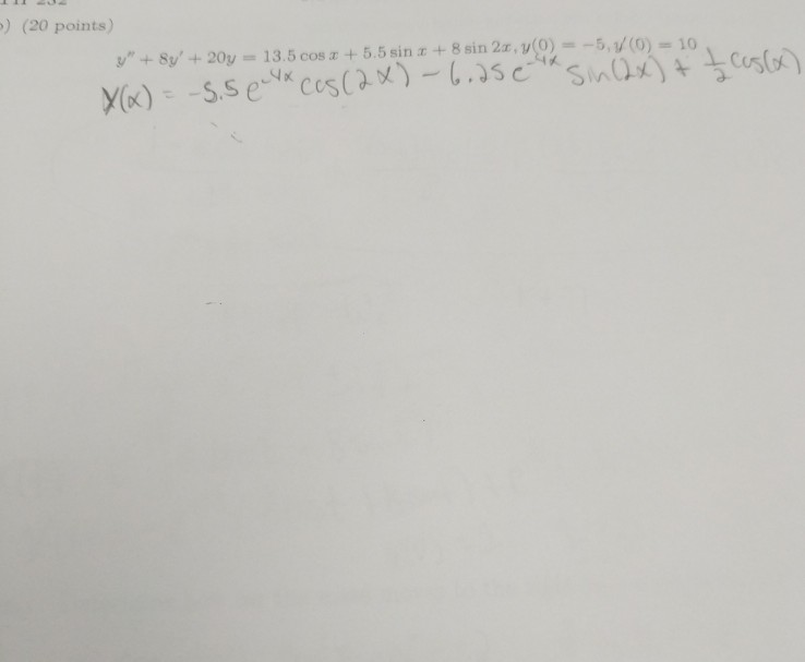 Solved Solve the initial value problem | Chegg.com