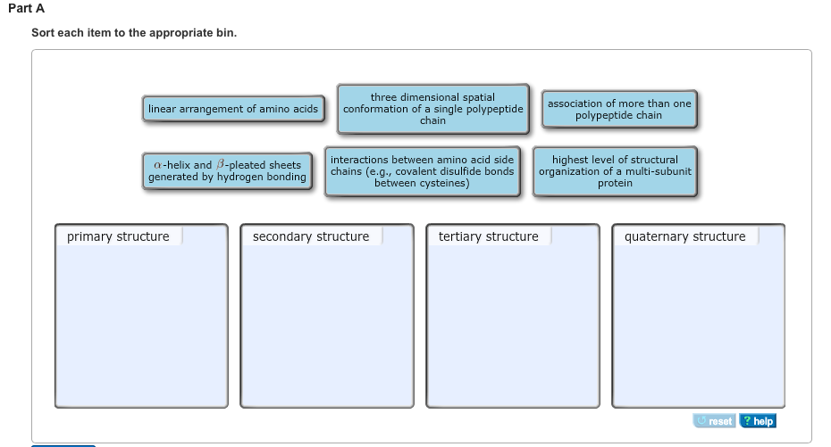 Solved Part A Sort each item to the appropriate bin. three | Chegg.com
