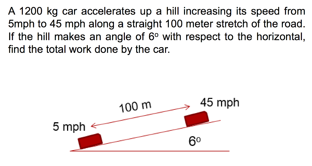 Solved A 1200 Kg Car Accelerates Up A Hill Increasing Its Chegg solved-a-1200-kg-car-accelerates-up-a-hill-increasing-its-chegg