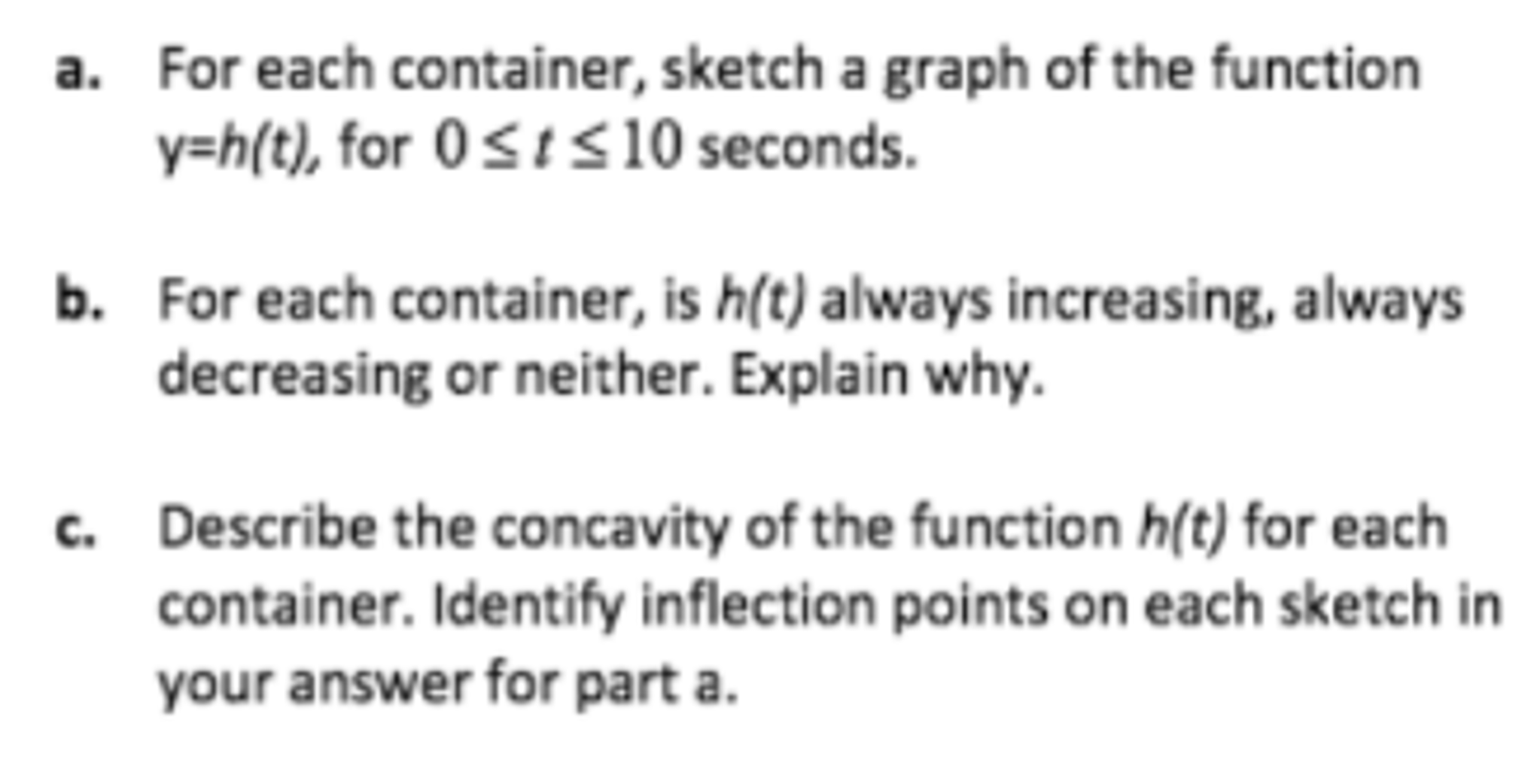 Solved 7) The figure to the right shows 6 containers, each | Chegg.com
