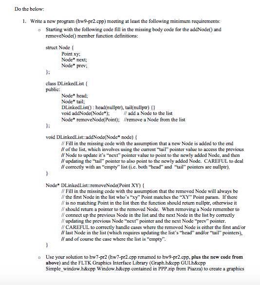 Do the below 1. Write a new program (hw9-pr2.cpp) | Chegg.com