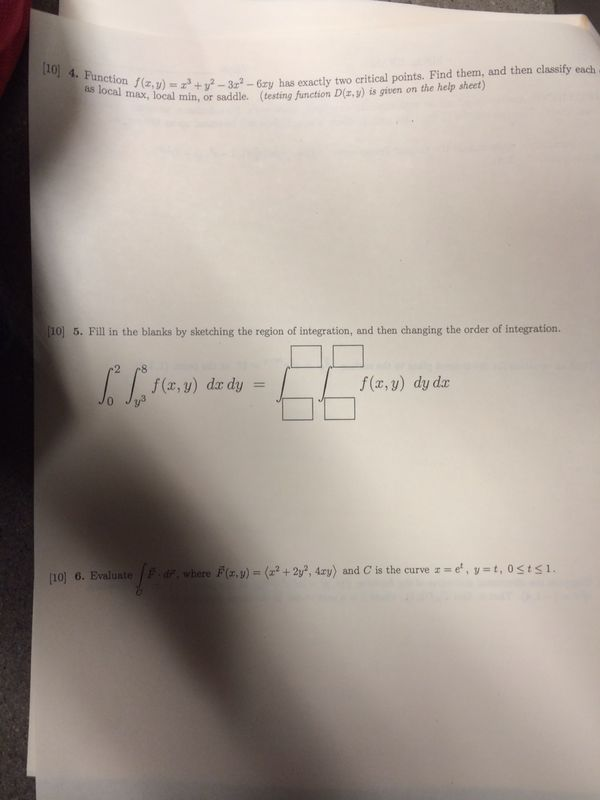 Solved Function f(x,y) = x2 + y2 - 3x2 - 6xy has exactly two | Chegg.com