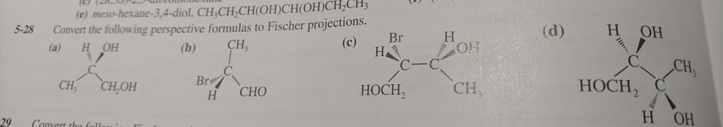 Solved e) meso-hexane-3,4-diol, CH,CH CH(OH)CH(OH)CH2CH3 | Chegg.com
