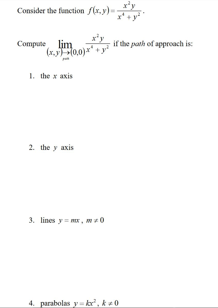 Solved Consider the function f(x,y Compute * if the path of | Chegg.com