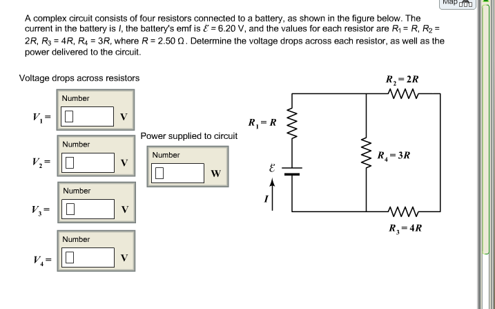 Solved A complex circuit consists of four resistors | Chegg.com
