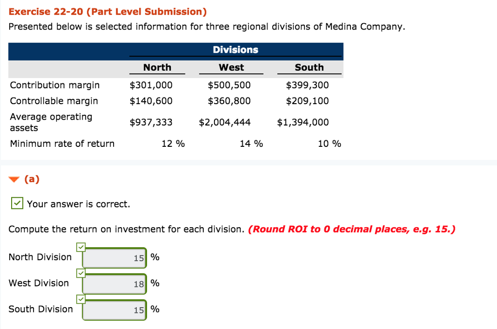 Solved Exercise 22-20 (Part Level Submission) Presented | Chegg.com