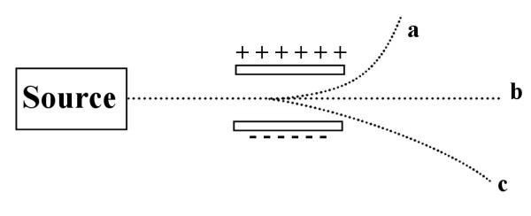 Solved Which of the beams is due to alpha particles? | Chegg.com