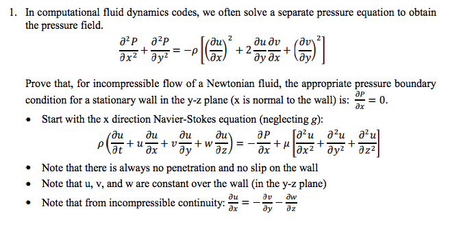 1. In computational fluid dynamics codes, we often | Chegg.com