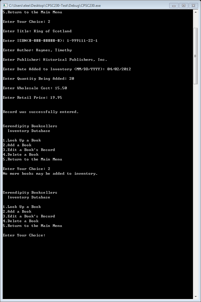1. Complete the addBook function When a new book | Chegg.com