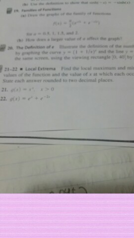 Local Extrema Find the local maximum and minimum | Chegg.com