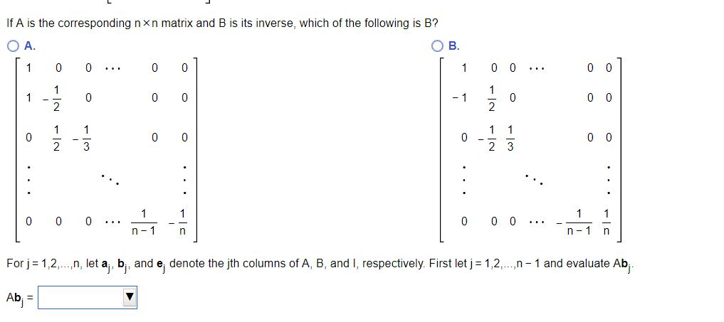 Solved Use the algorithm for finding A-1 to find the | Chegg.com