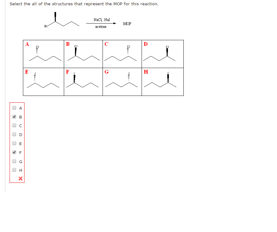 Solved .select all of the structures that represent MOP for | Chegg.com