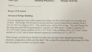 Physics Bonus Activity | Chegg.com
