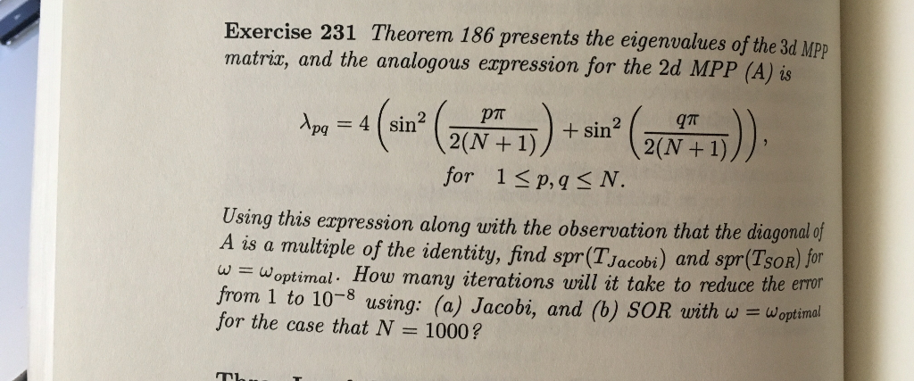 Solved Theorem 186 presents the eigenvalues of the 3d Mpp | Chegg.com
