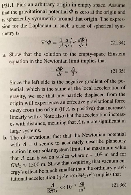 Solved P21.1 Pick an arbitrary origin in empty space. Assume | Chegg.com