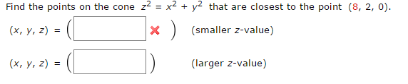 Solved Find the points on the cone z2 = x2 + y2 | Chegg.com