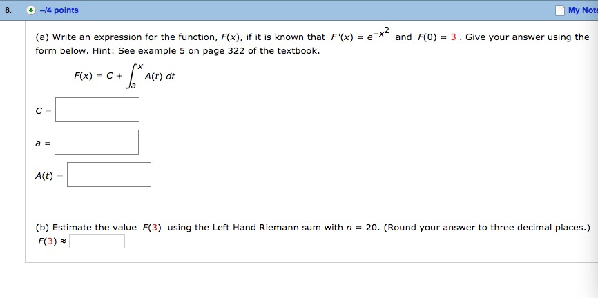 Solved 1. + -11 points Consider the function F(x) and graph | Chegg.com | Chegg.com