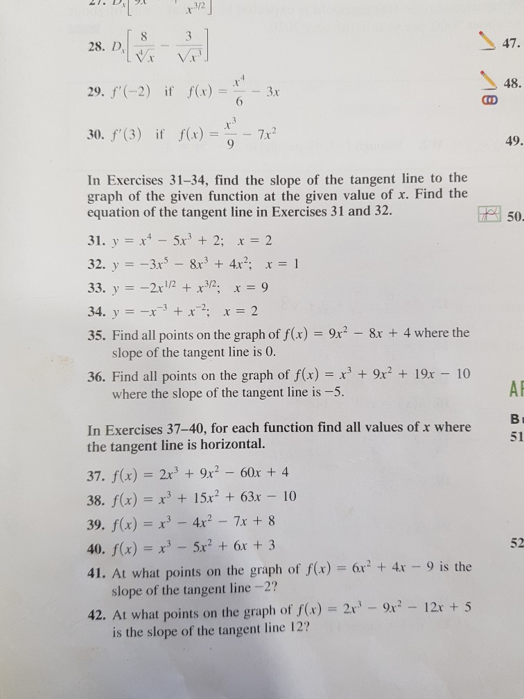 Solved 28, D.[?-val 47. 48. 29. f(-2) if x)3x 30. r(3) ir f) | Chegg.com