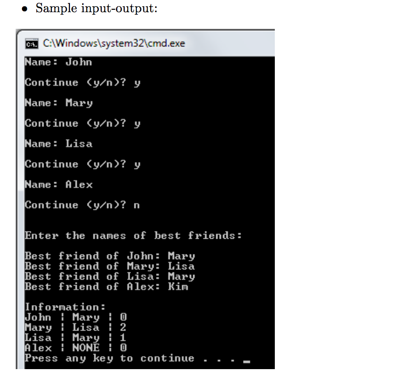 Solved Exercise P7.1. Implement a class Person with the | Chegg.com