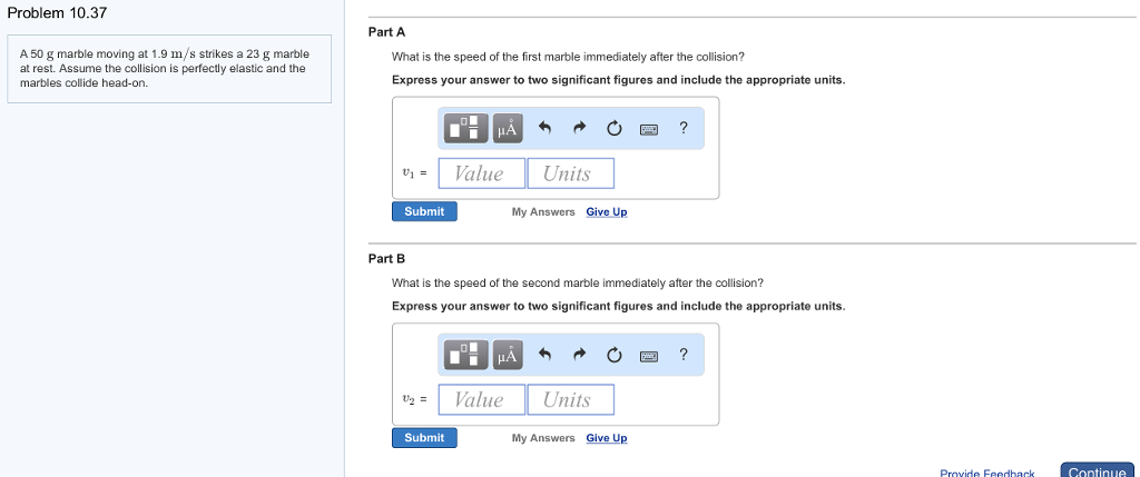 Solved A 50 g marble moving at 1.9 m/s strikes a 23 g marble | Chegg.com