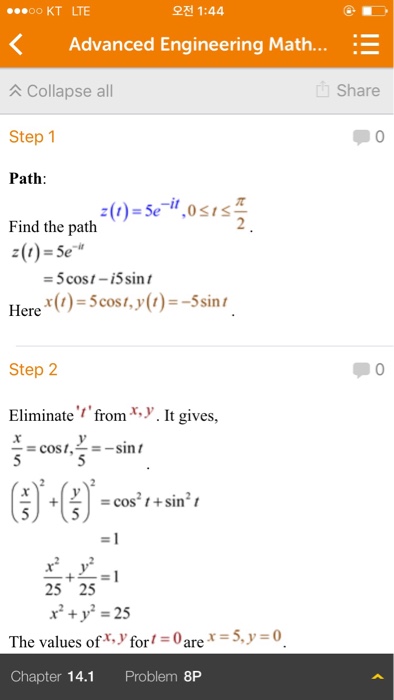 ea 1:44 oo KT LTE K Advanced Engineering Math E A | Chegg.com