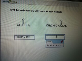Solved Give the systematic (IUPAC) name for each molecule. | Chegg.com