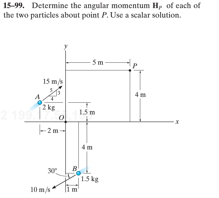 Solved Determine The Angular Momentum Hp Of Each Of The Two