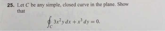 Solved Let C be any simple, closed curve in the plane. Show | Chegg.com